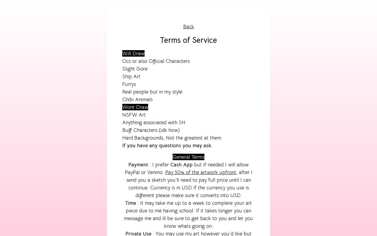 Terms of Service